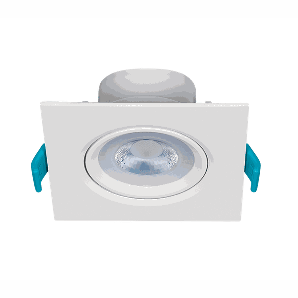 SPOT DE EMBUTIR LED EASY FACE PLANA 34° 3000K 4,5W BIV 9,5X9,5X4,5CM ...