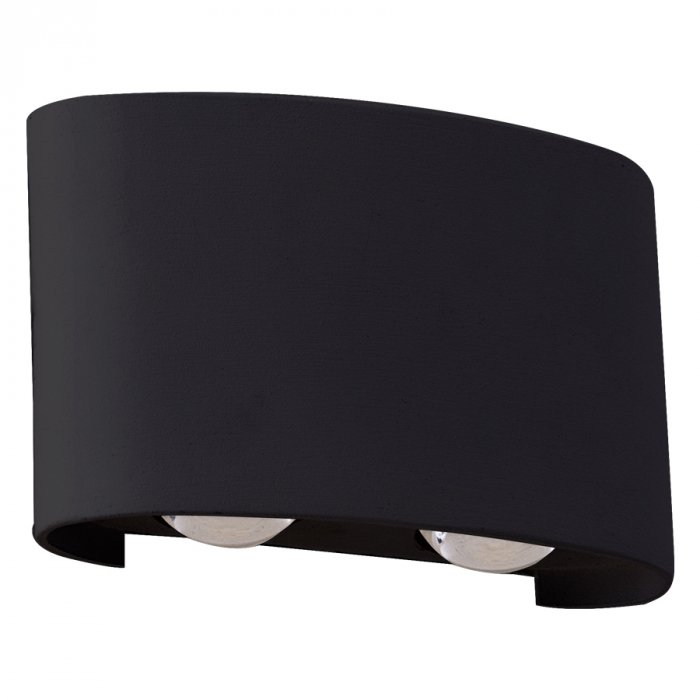 ARANDELA LED RANNE FACHO DUPLO ABERTO EXTERNO 3000K 12W 8X12,5X3CM ALUMÍNIO PRETO - NORDECOR 2336