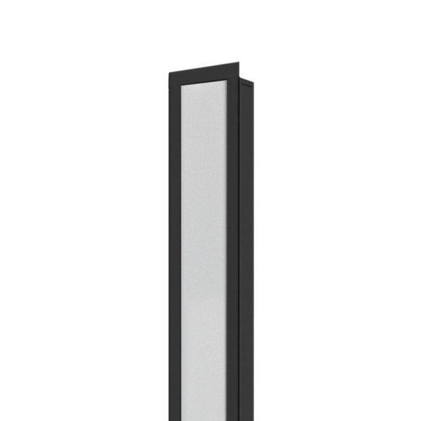 PERFIL DE EMBUTIR LLS FLEX II LINEAR 1 METRO 100X3,5X1,75CM ALUMÍNIO ...